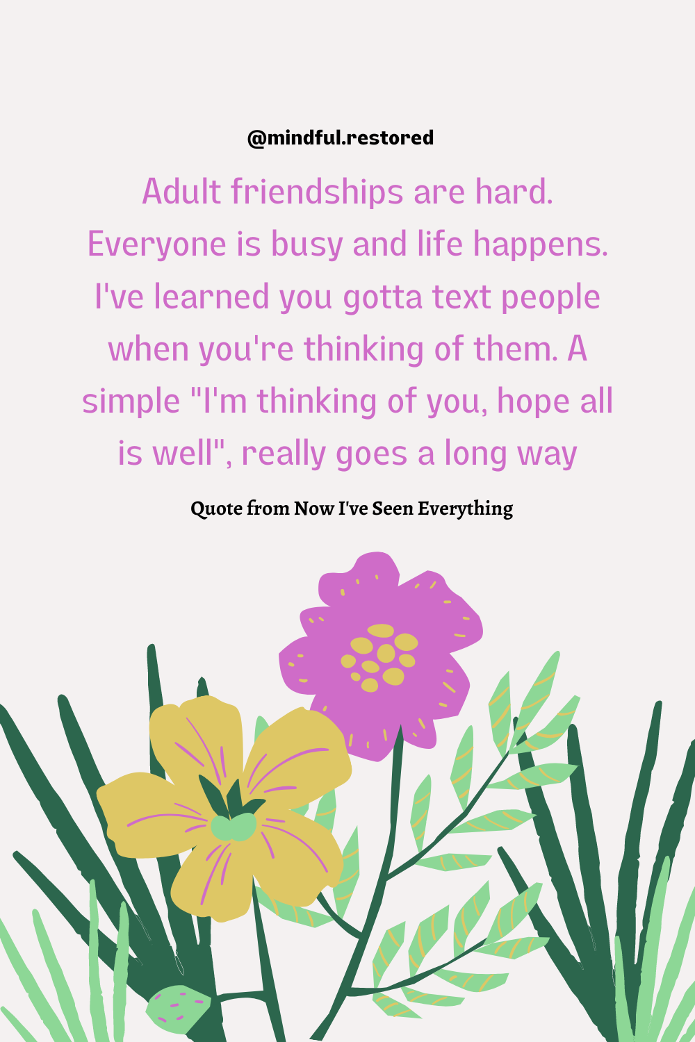 Adult Friendships & Mental Health